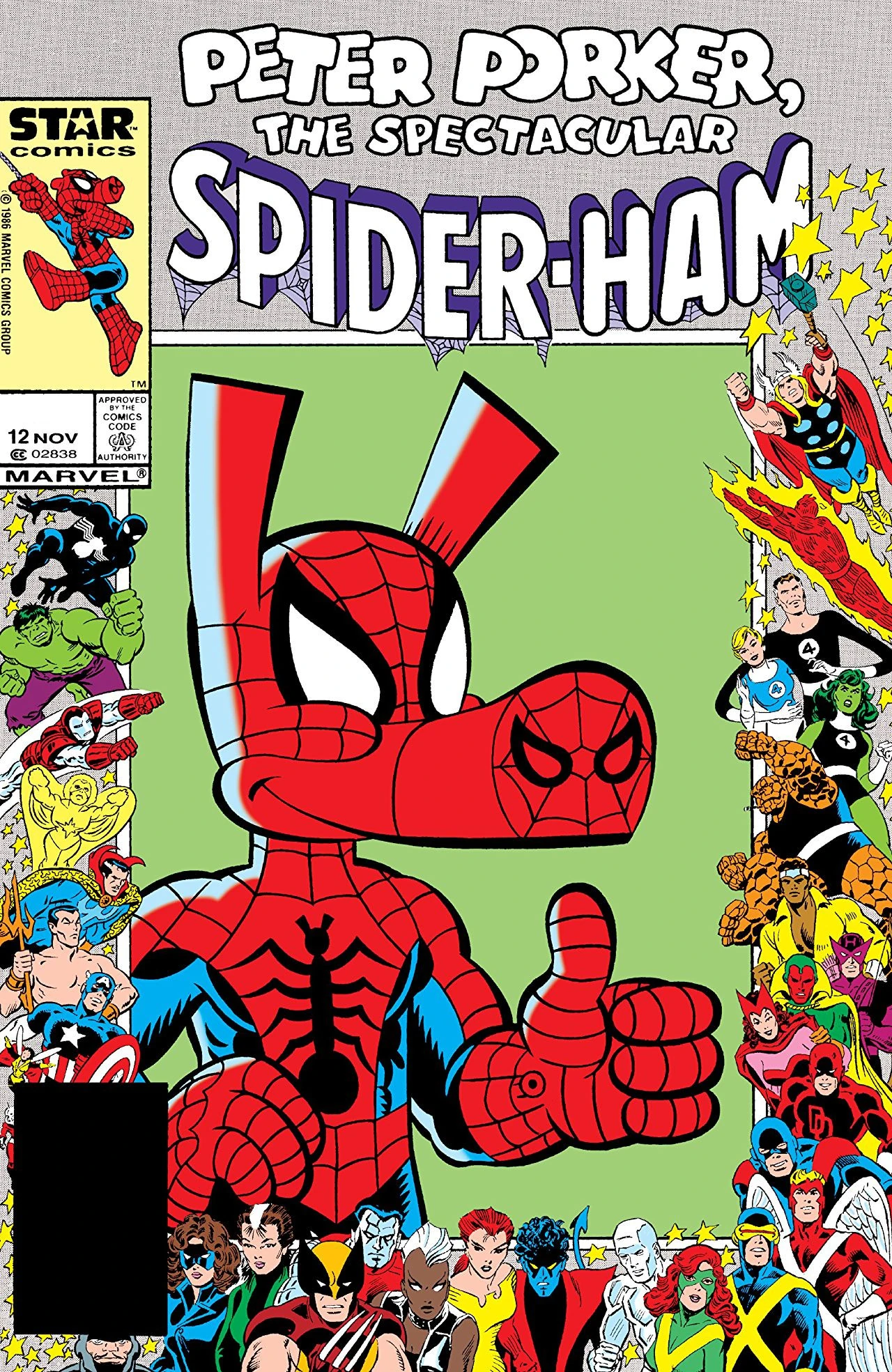Peter Porker, The Spectacular Spider-Ham Vol 1 12 - Marvel Comics Database