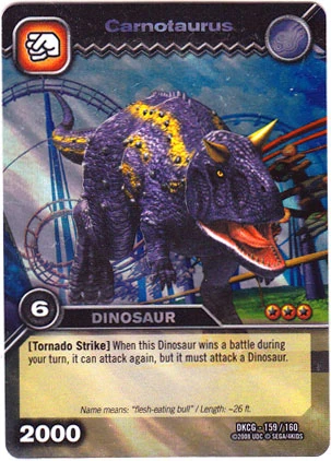 Image - Carnotaurus TCG card.jpg.jpeg - Dinosaur King - Wikia