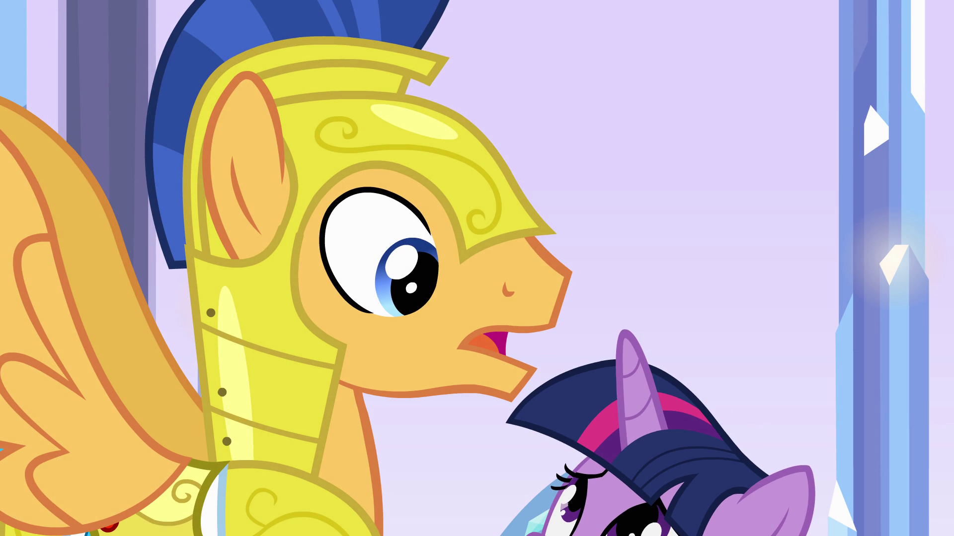 Filetwilight Looking Up At Flash Sentry Egpng