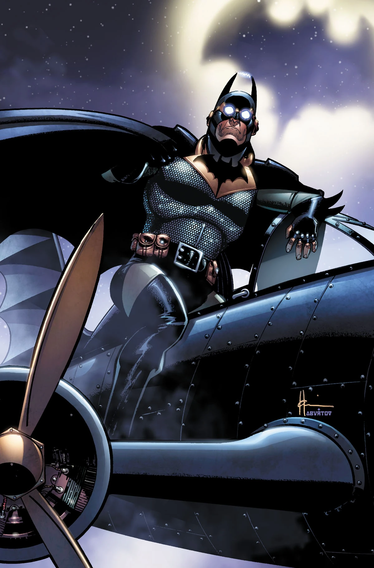 Batman #28 Textless Chaykin Steampunk Variant