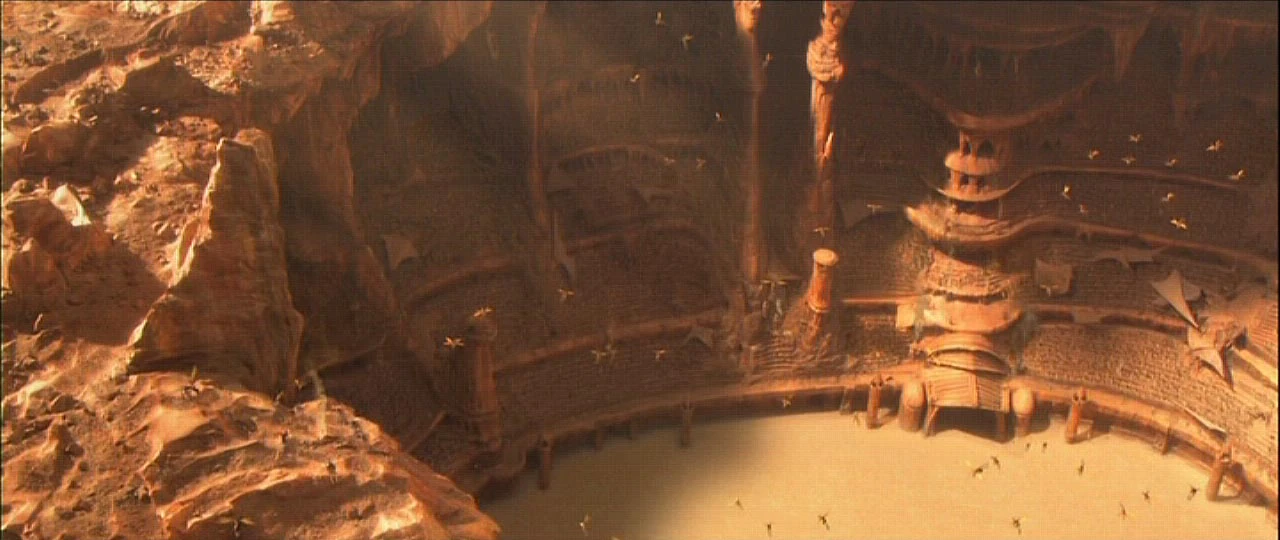 geonosis arena | Ancient world | Pinterest | Gladiator Arena, Star Wars ...
