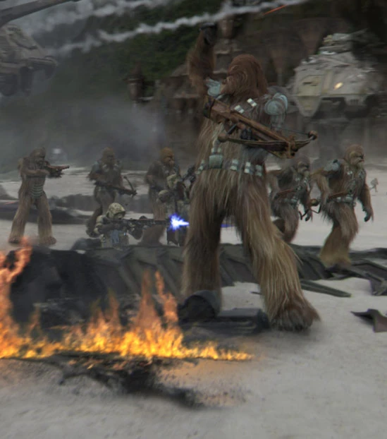 Imagen - Wookie battle.jpg - Star Wars Wiki