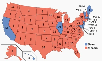 2004 Presidential Election Electoral Map