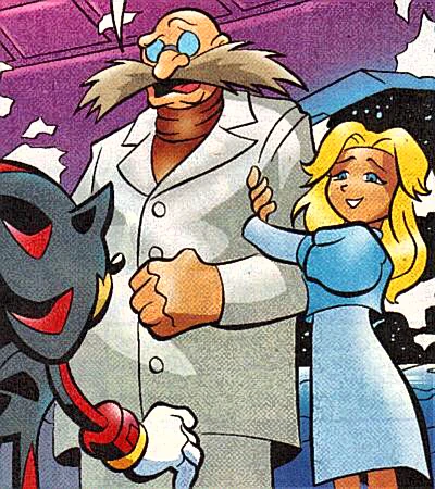 Gerald Robotnik - Mobius Encyclopaedia - Sonic the Hedgehog Comics