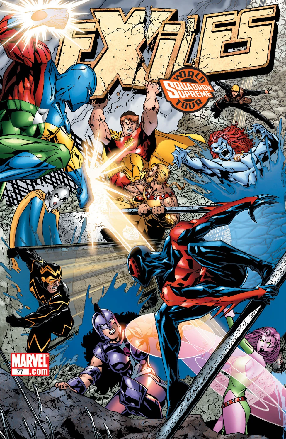 Exiles (vol.1) #77 | Marvel comics, Marvel comics covers, Marvel comics ...