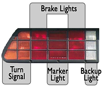 Taillights, Marker Lights and Turn Signals - DeLorean Tech Wiki