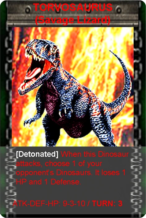 Dinosaur King Torvosaurus