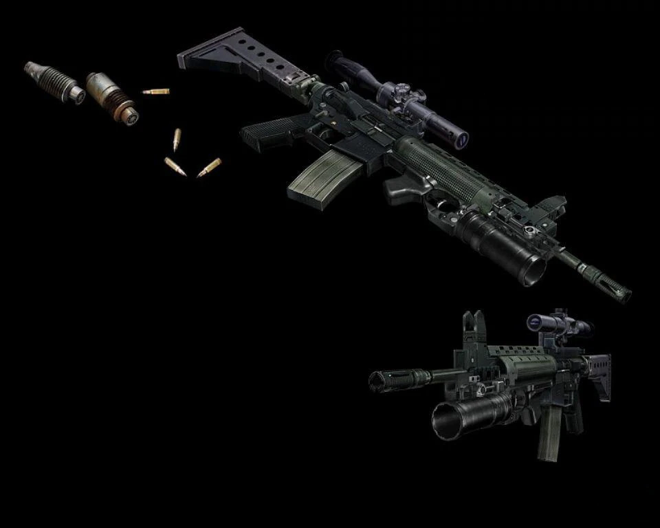 Z-M Weapons LR300 with M203 40mm Grenade Launcher [1024x768] : r/GunPorn