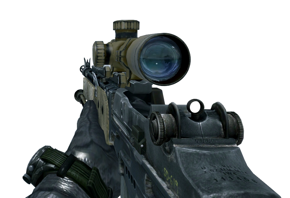Image - M14 EBR Scoped MW2.png - The Call of Duty Wiki - Black Ops II ...