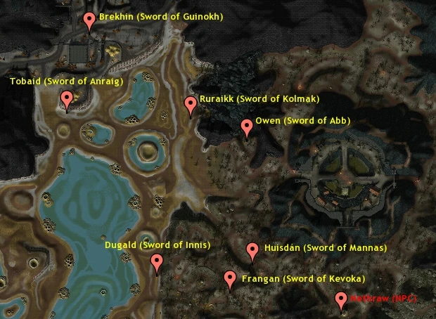 The Seven Swords (功績) MAP