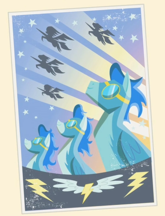 Image - Wonderbolts poster cropped S1E01.png - My Little Pony ...