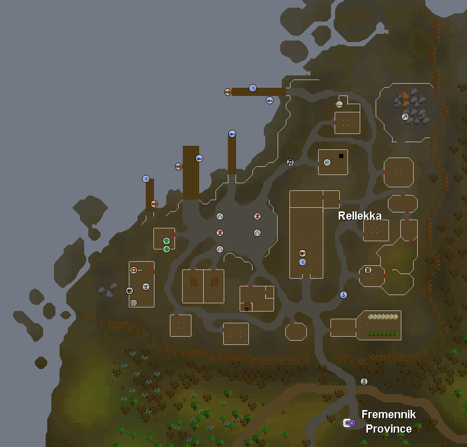 Rellekka Runescape World Map