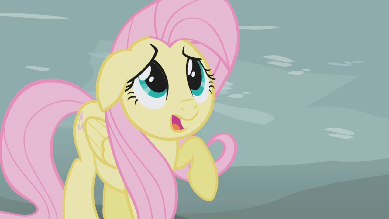 Image - Fluttershy scared by Gilda S1E05.png - My Little Pony ...
