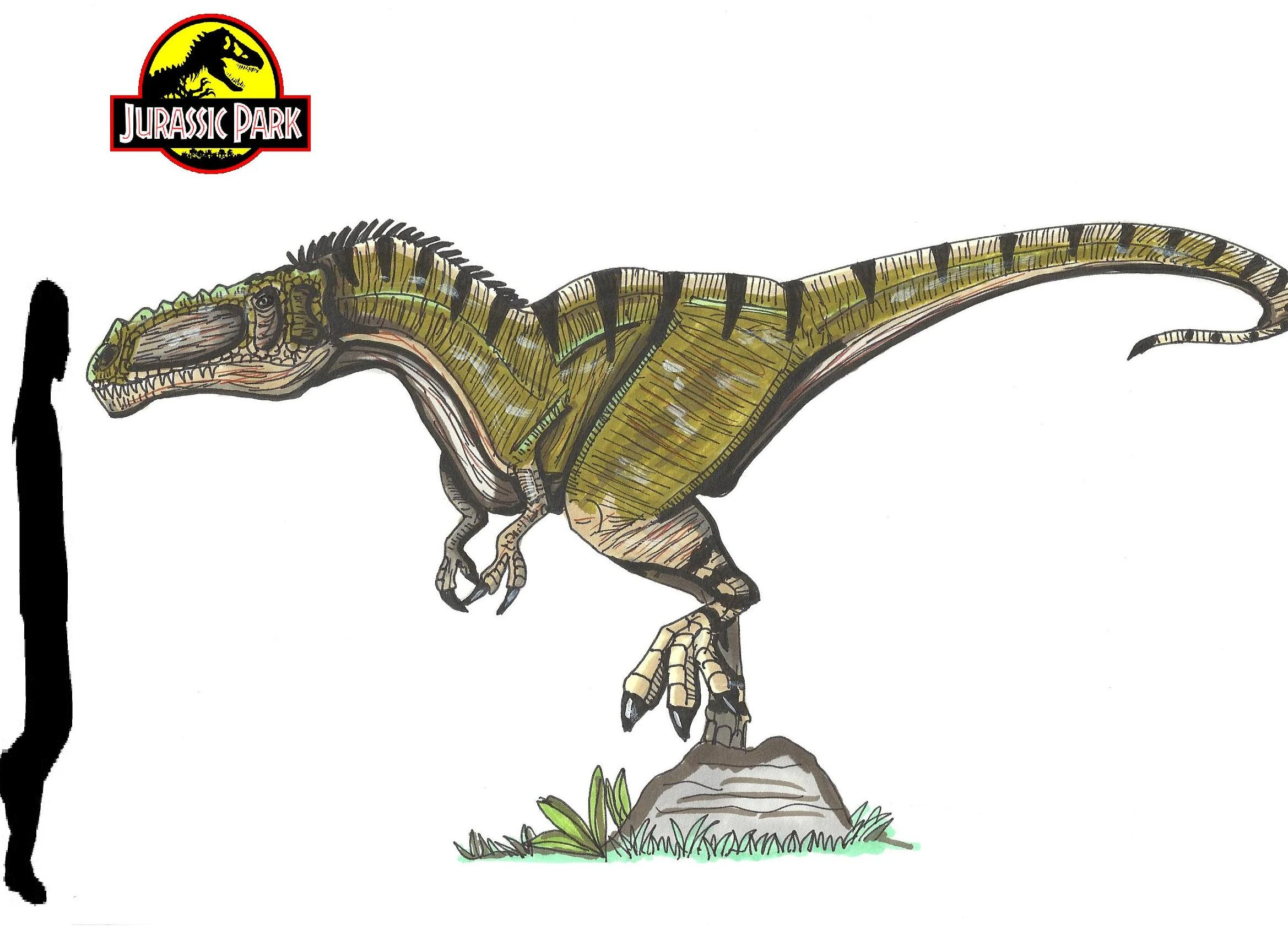 Oldschool Allosaurus By Hellraptor