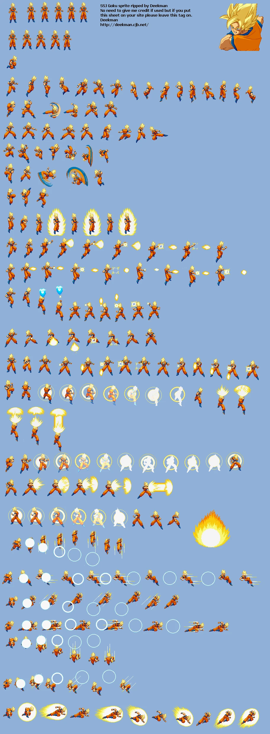 Dragon Ball Database Sprite – Dragon Ball Sprites Database – LAIIFG