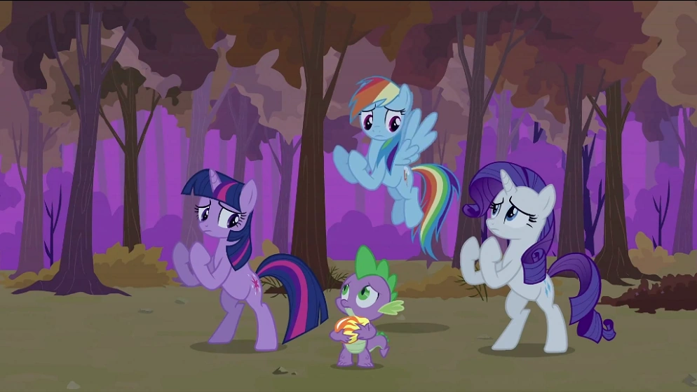 Image - Twilight Rainbow Rarity in a fighting stance S2E21.png - My ...