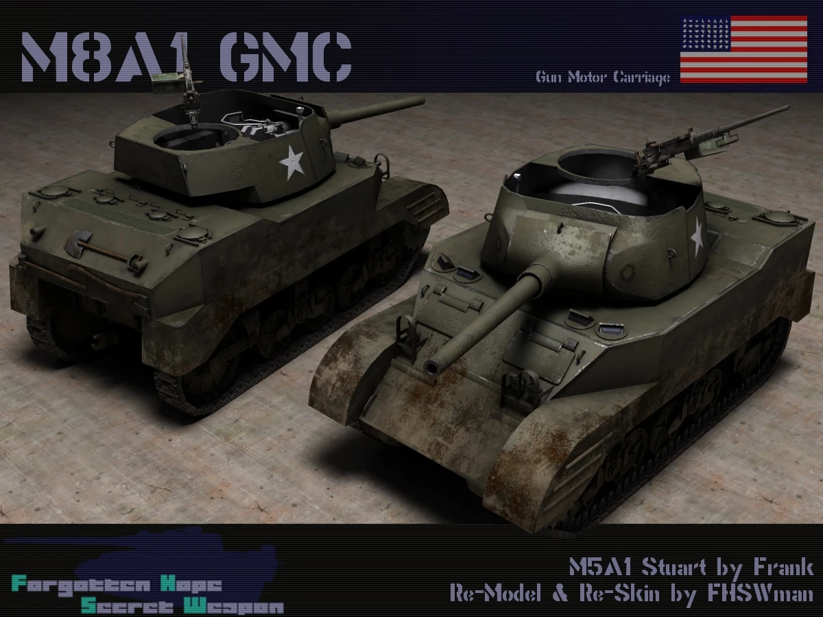 M8A1 GMC - Forgotten Hope Secret Weapon Wiki