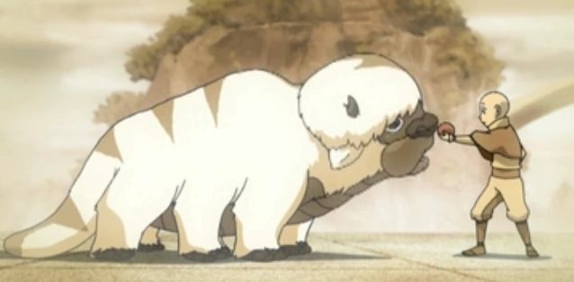 Image - Aang meets Appa.png - Avatar Wiki, the Avatar: The Last ...