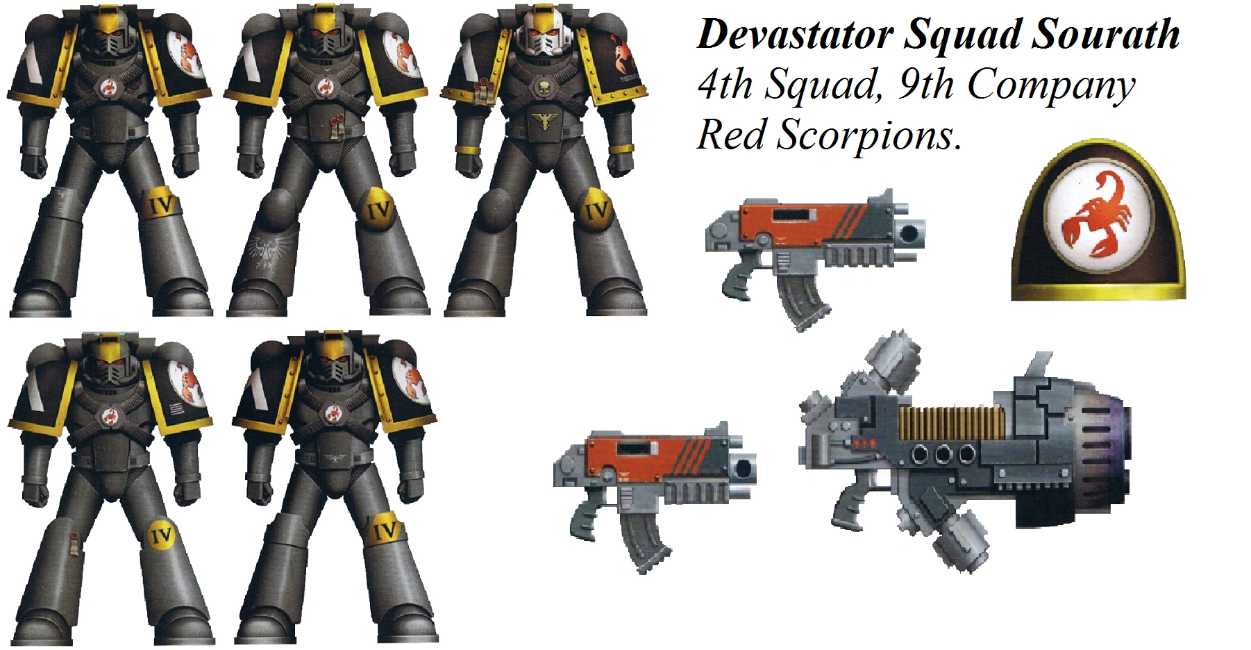 Image - Devastator Squad Sourath.png - Warhammer 40K Wiki - Space ...