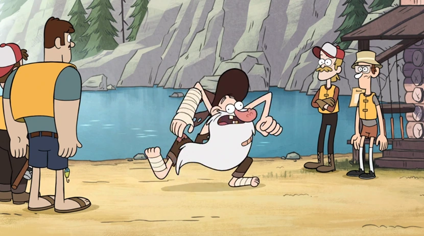 Old Man McGucket from Gravity Falls (1.8 Format) Minecraft Skin