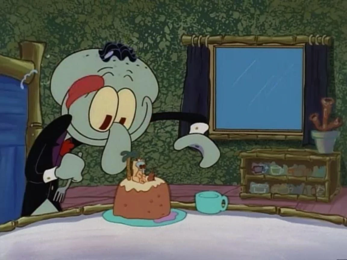 Image - Squidwards cake.jpg - Encyclopedia SpongeBobia - The SpongeBob ...