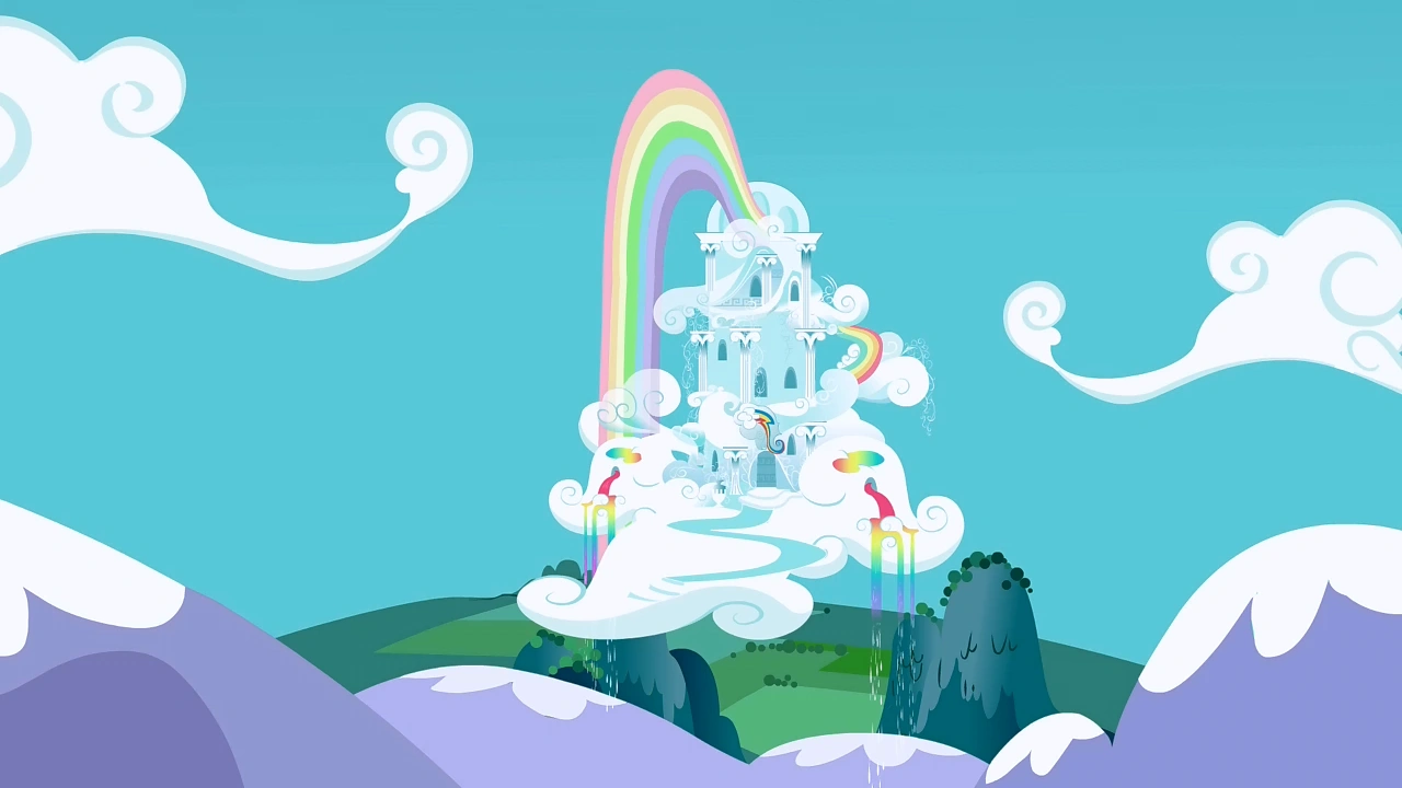 Image - Rainbow Dash's house S3E7.png - My Little Pony Friendship is ...