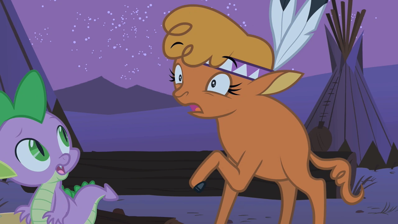 Image - Little Strongheart shocked to see Rainbow Dash S1E21.png - My ...