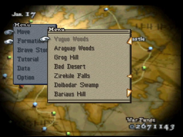 Menu (Tactics) - The Final Fantasy Wiki - 10 years of having more Final ...