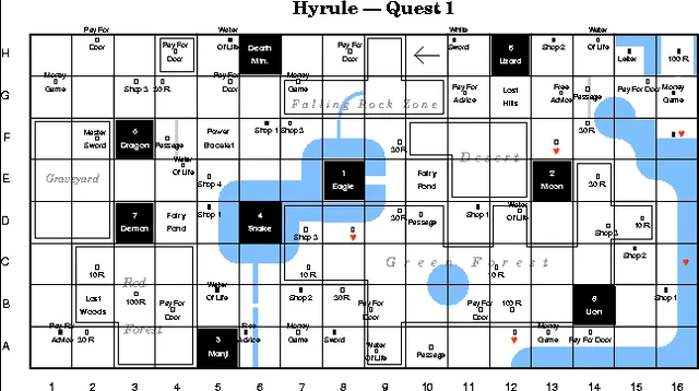 Zelda Nes Map Labeled