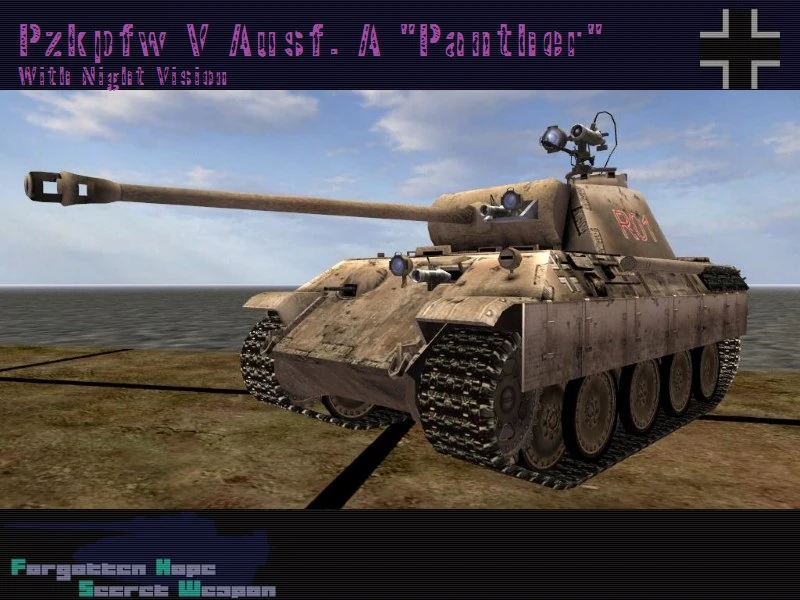 Panzerkampfwagen V Panther - Forgotten Hope Secret Weapon Wiki