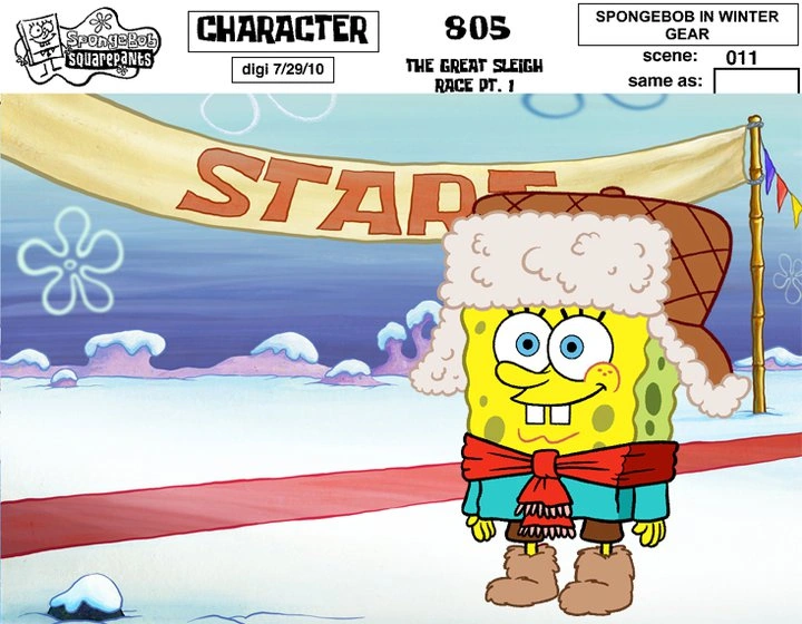 Image - SpongeBob In Winter Gear.png - Encyclopedia SpongeBobia - Wikia
