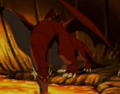 Goliath (gargoyles) VS Dreadwing and Blackheart (dragon flyz ...