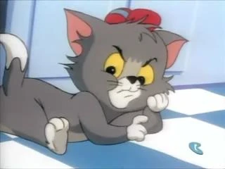 Image - Fraidy Cat - Tom knows about Jerry's taunting.jpg - Tom and ...