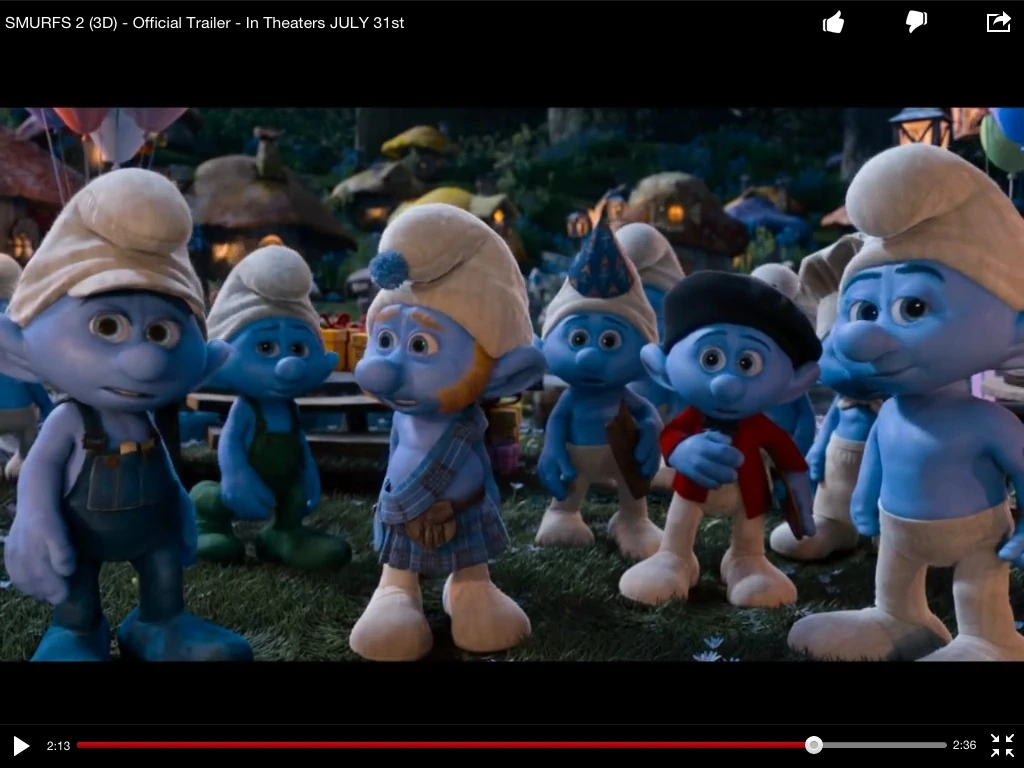 What's the smurf called in the movie with green overalls - Smurfs Wiki