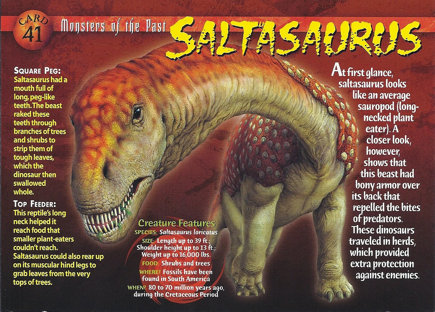 Saltasaurus - Wierd N'wild Creatures Wiki