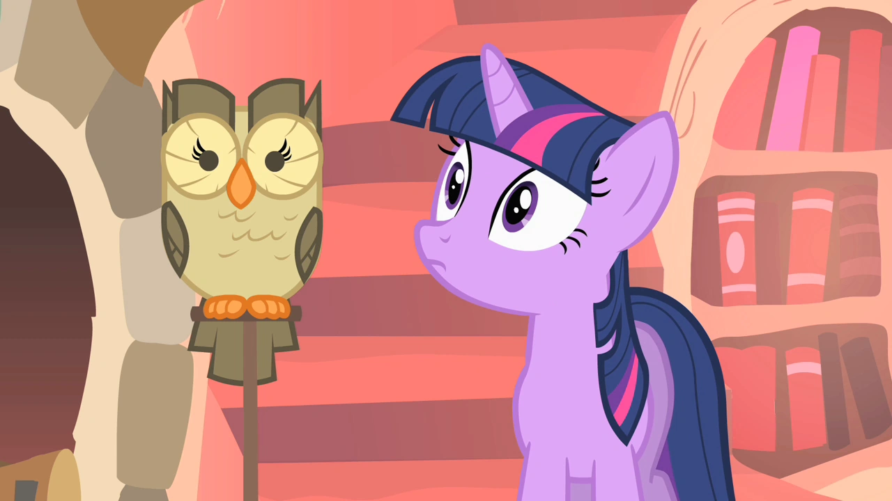 Image - Twilight staring intently at Owlowiscious S1E24.png - My Little ...