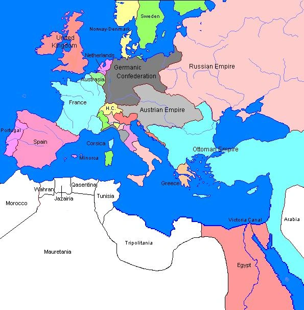 Europe in 1875 - Sobel Wiki
