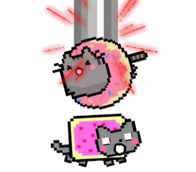 Image - Donut Pusheen hit by Tac Nayn, to cover Nyan Cat.PNG - Nyan Cat ...