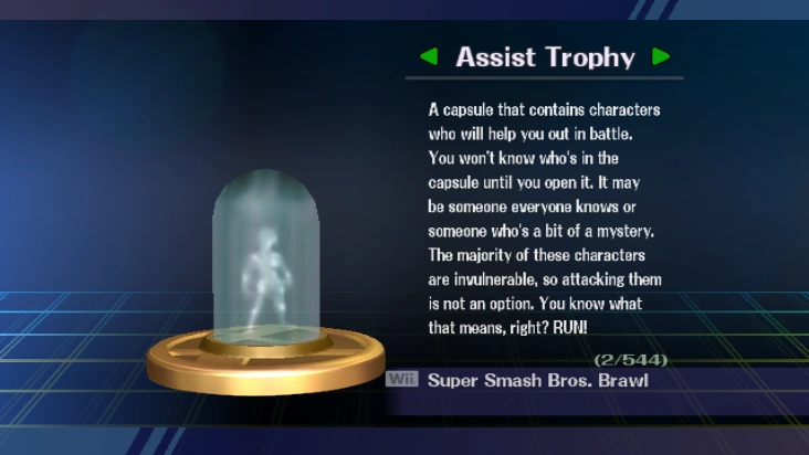 Assist Trophy - Smashpedia, the Super Smash Bros. wiki.