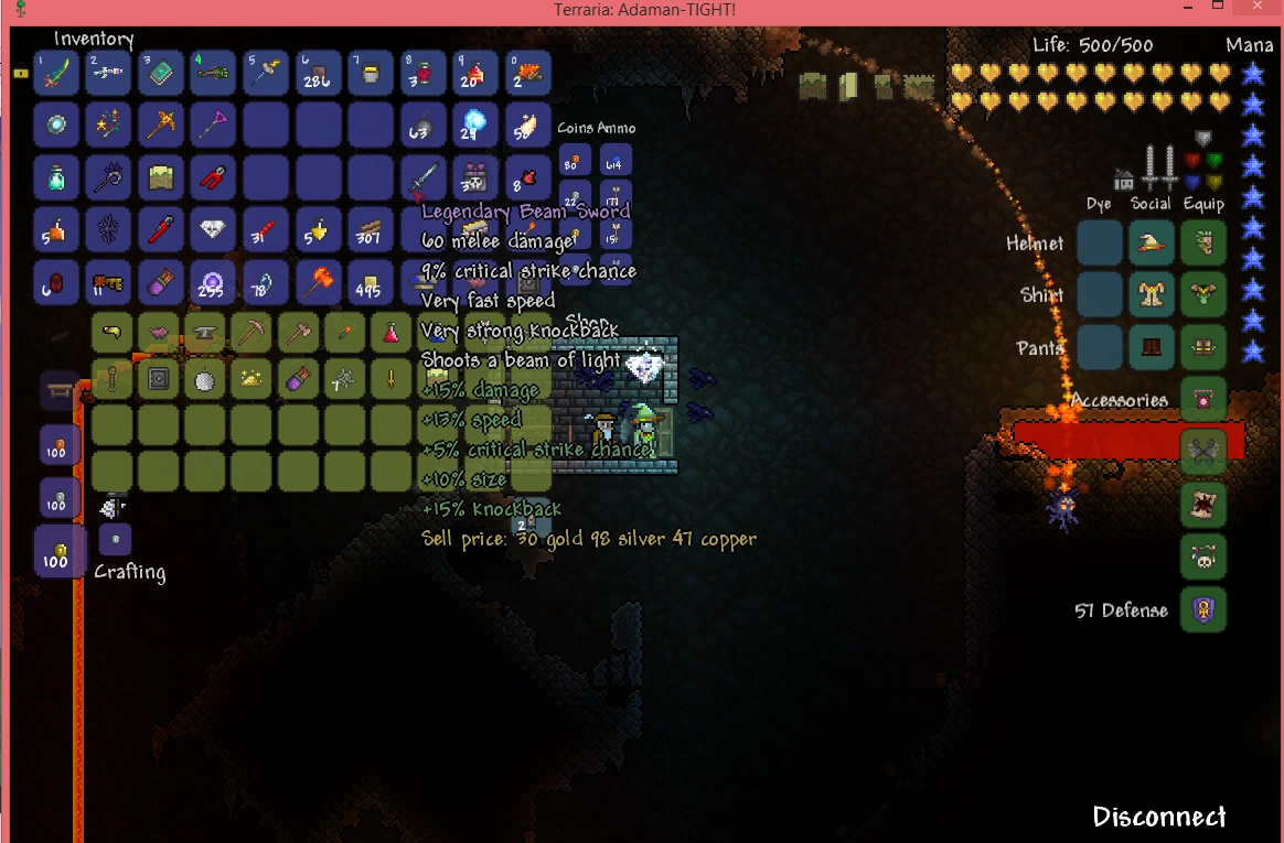 Image - Legendary beam sword.png - Terraria Wiki