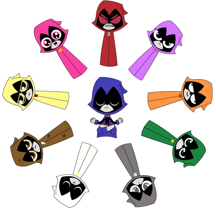 Image - Ravens by twitchytail-d6m9zr0.png - Teen Titans Go! Wiki