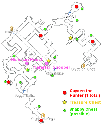 Catacombs Map Locations