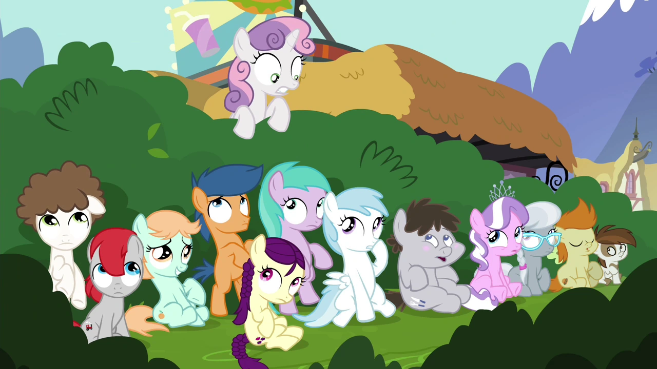 Sweetie Belle has a lot of imagination (Tooty Fruity Story) : mylittlepony