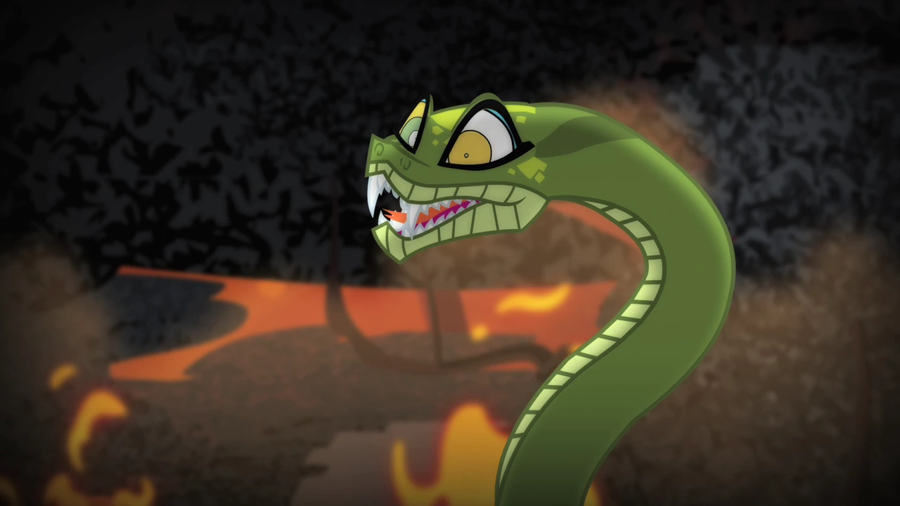 Image - Chimera snake head hypnotic eyes S4E17.png - My Little Pony ...