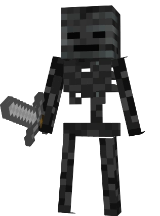 Archivo:Wither skeleton.png - Minecraft Fanon Wiki - Wikia