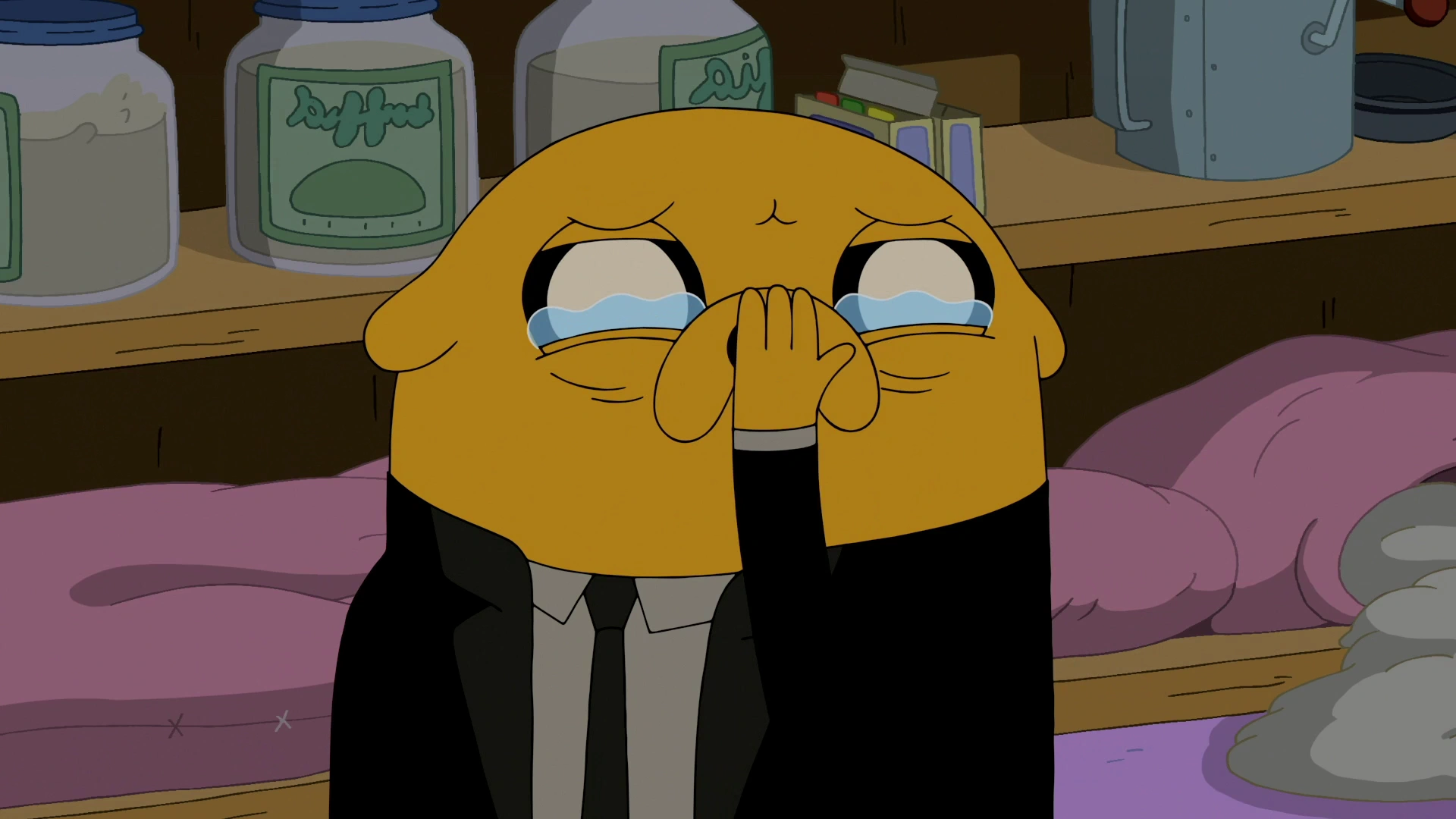 Image - S5e42 Jake crying.png - The Adventure Time Wiki. Mathematical!