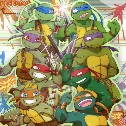 Image - TMNT 2012 & TMNT 2003.png - TMNT Wiki - Wikia