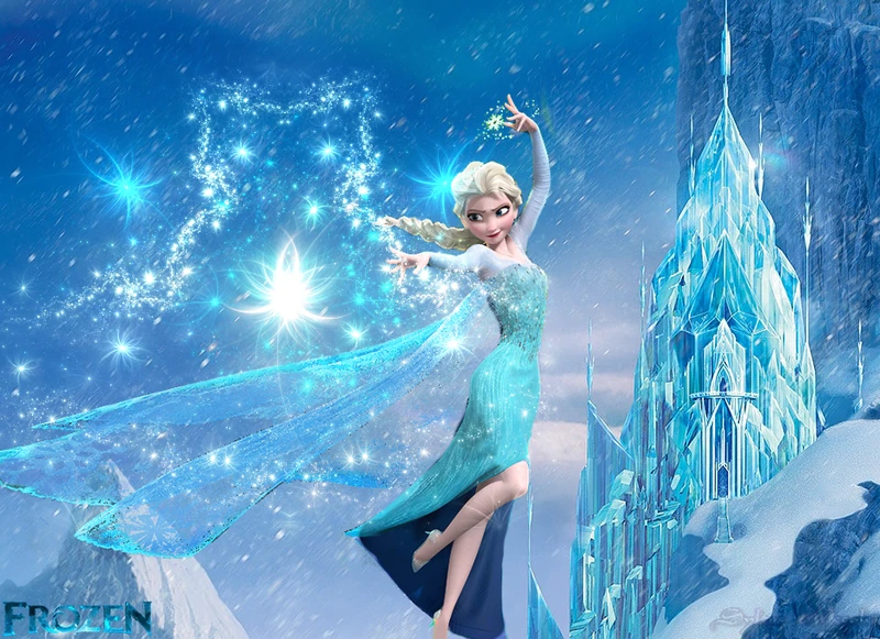 Image - Elsa Shooting powerrs in front of ice castle.png - DisneyWiki