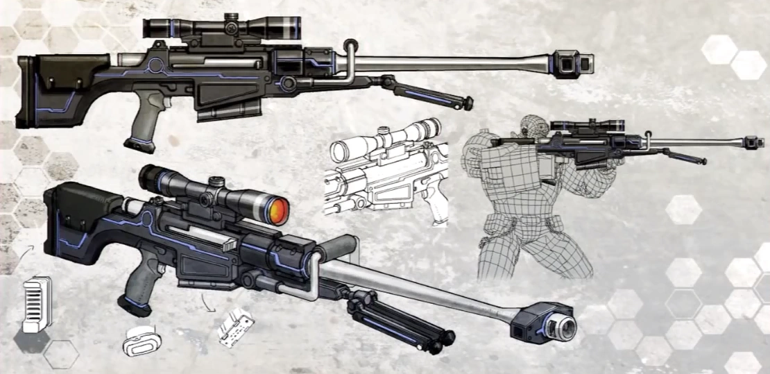 Image - Sniper Rifle Concept Art.png - Anarchy Reigns Wiki