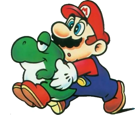 Baby Yoshi Super Mario World